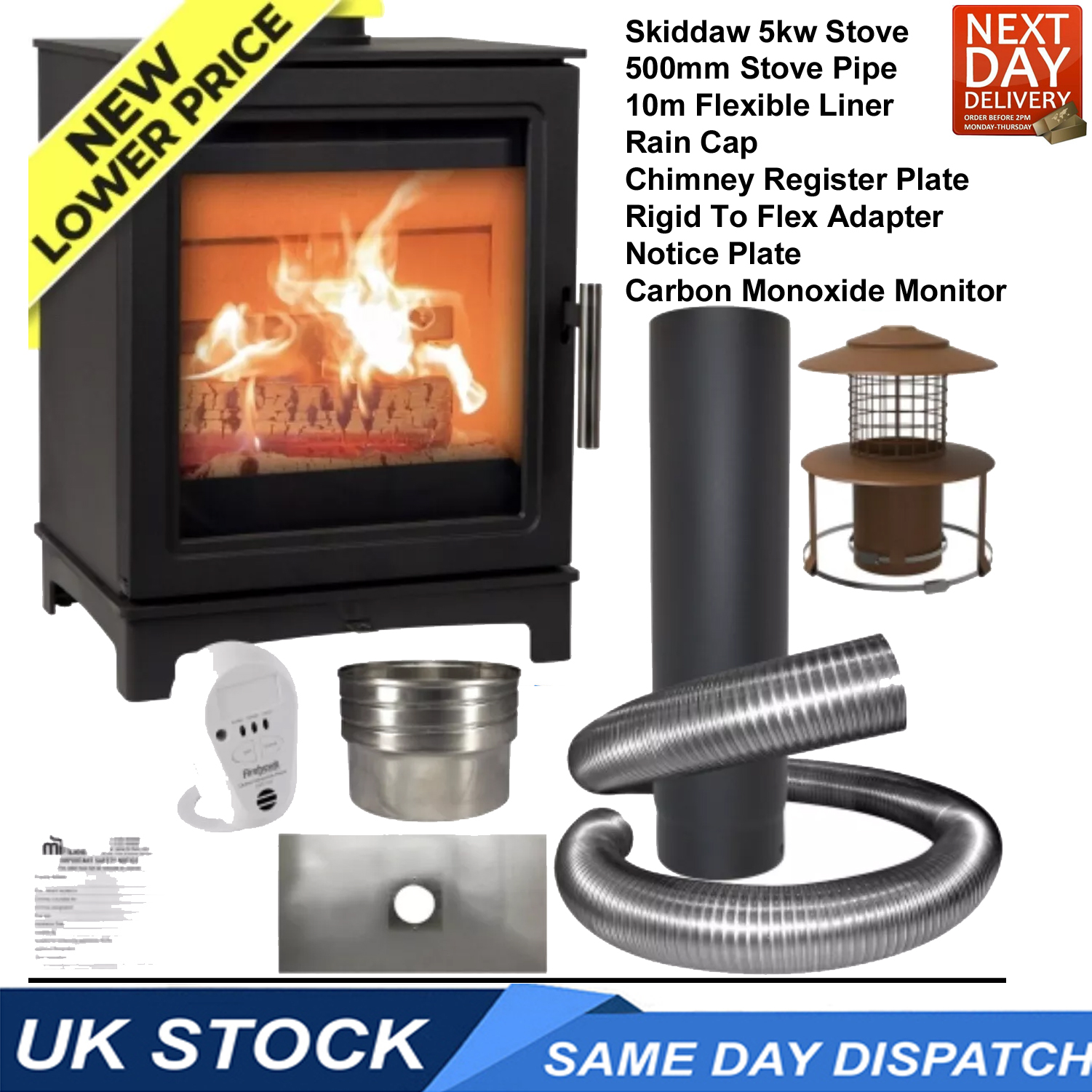 Wood Burning Stove Chimney Kits